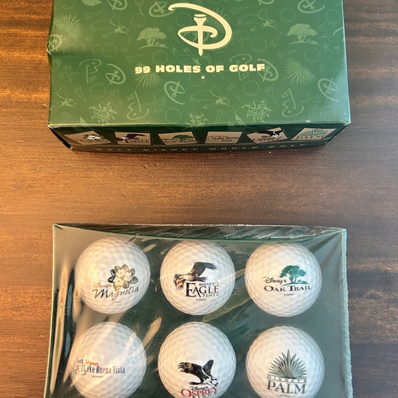Disney | Other | Vintage Disney Character Pinnacle Golf Balls Set Of 6 ...